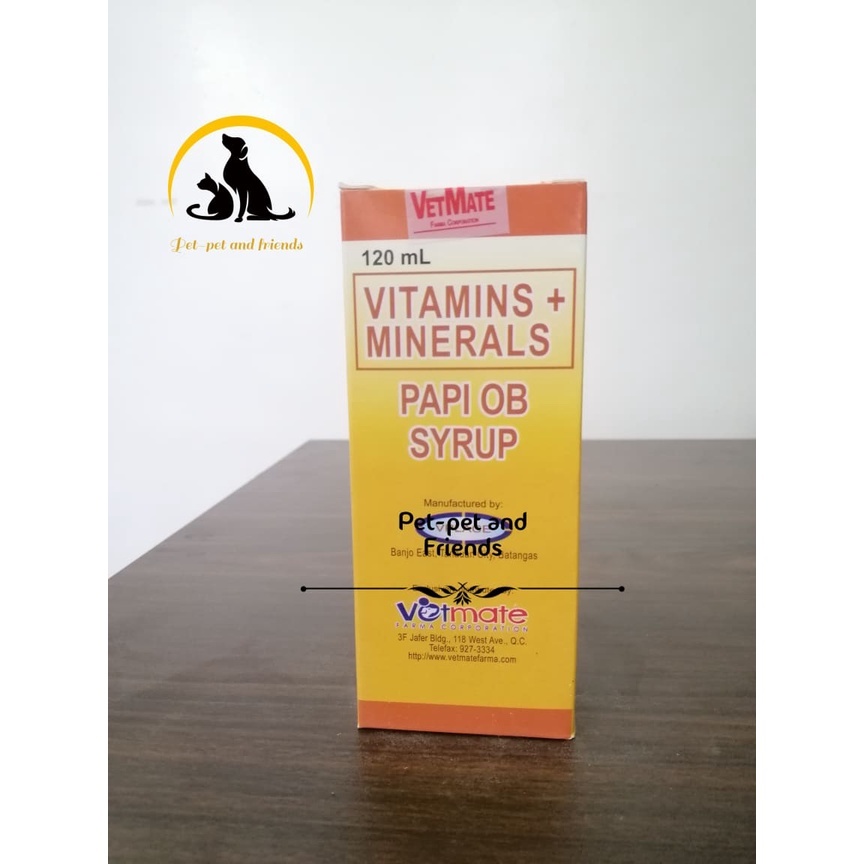 PAPI OB SYRUP (Vitamins+Minerals) | Shopee Philippines