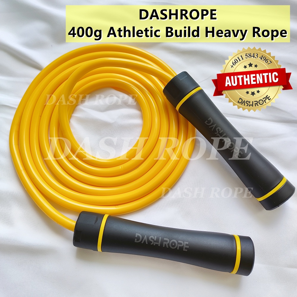 DASHROPE Muaythai 480g Heavy Jump Rope Weighted Tali Lompat Berat ...