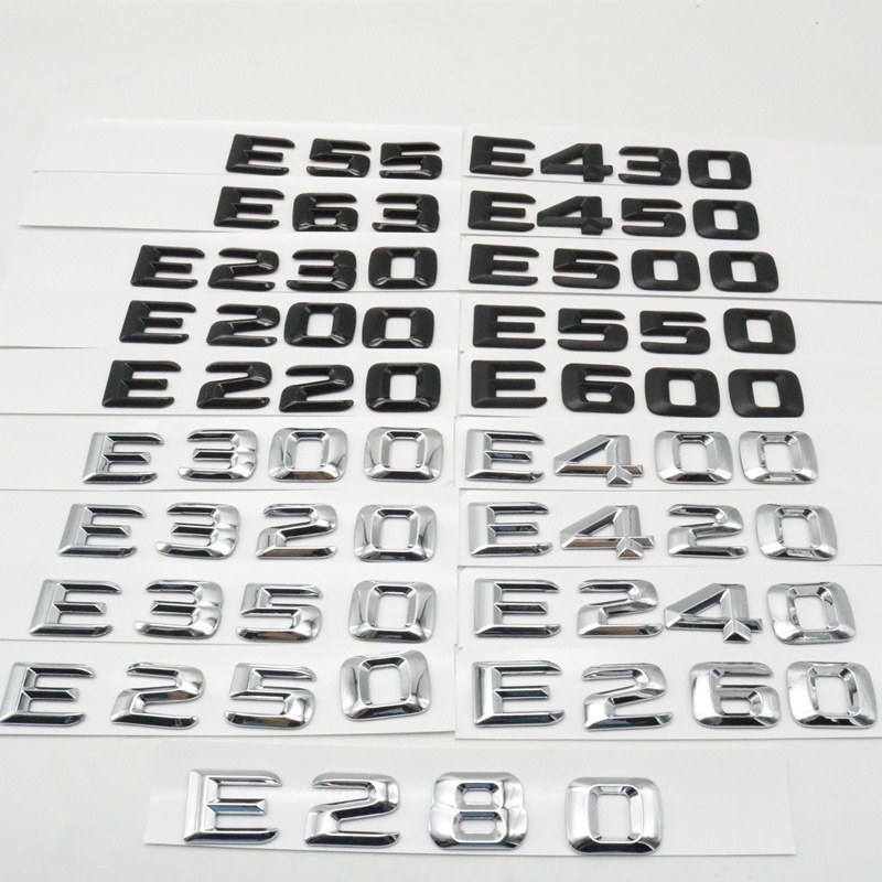 Trunk Emblem Badge Logo For Mercedes Benz W210 W211 E43 E53 E63 E55 E200 E220 E250 E280 E320 ...