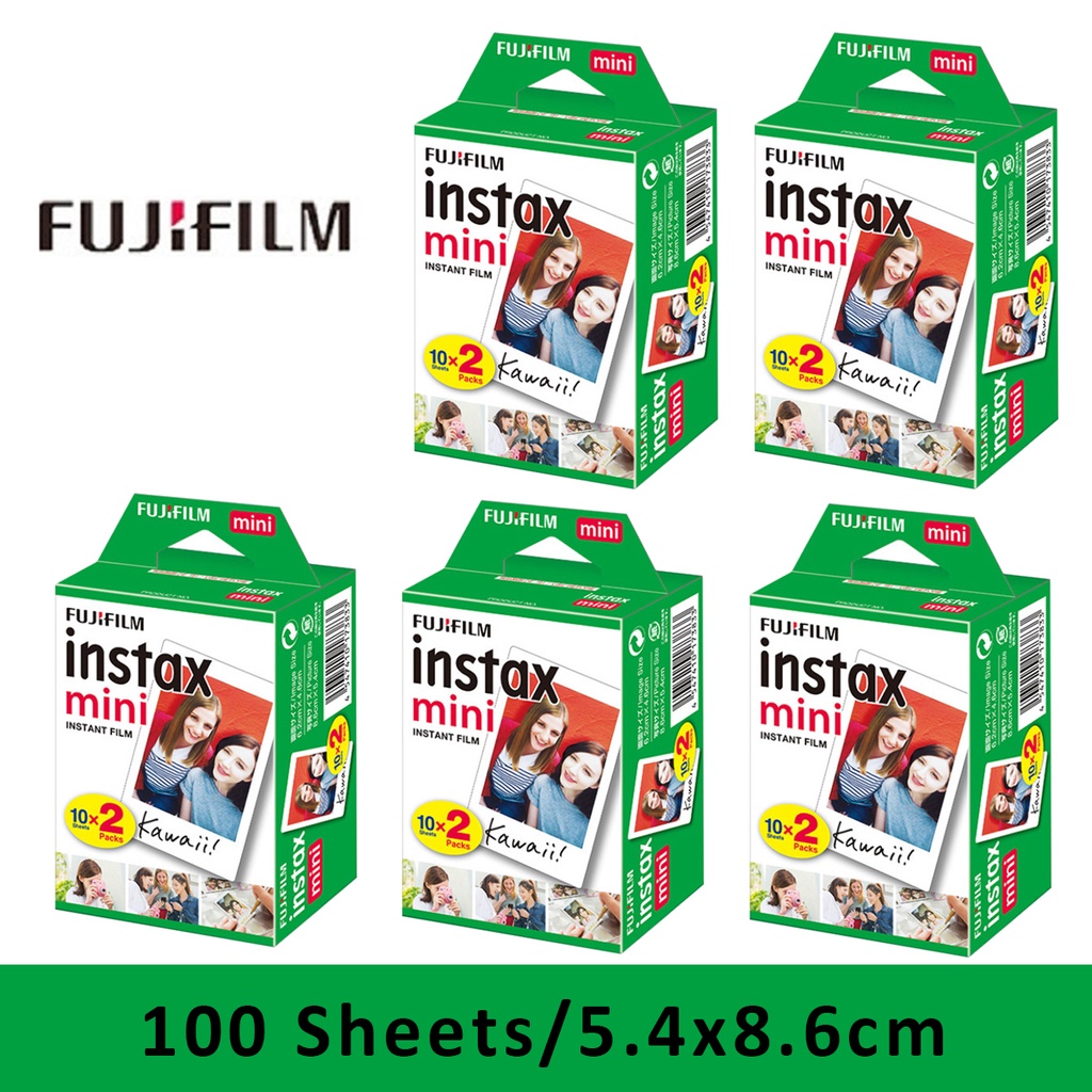 100 sheets Fujifilm instax mini 11 mini 9 3 Inch white Edge films for ...