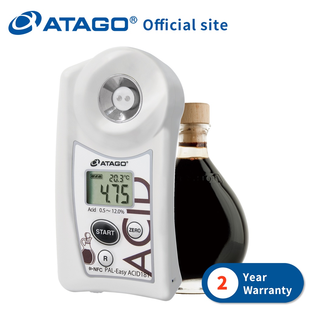 ATAGO Digital Pocket Acidity Meter (Vinegar) PAL-Easy ACID181 Master ...