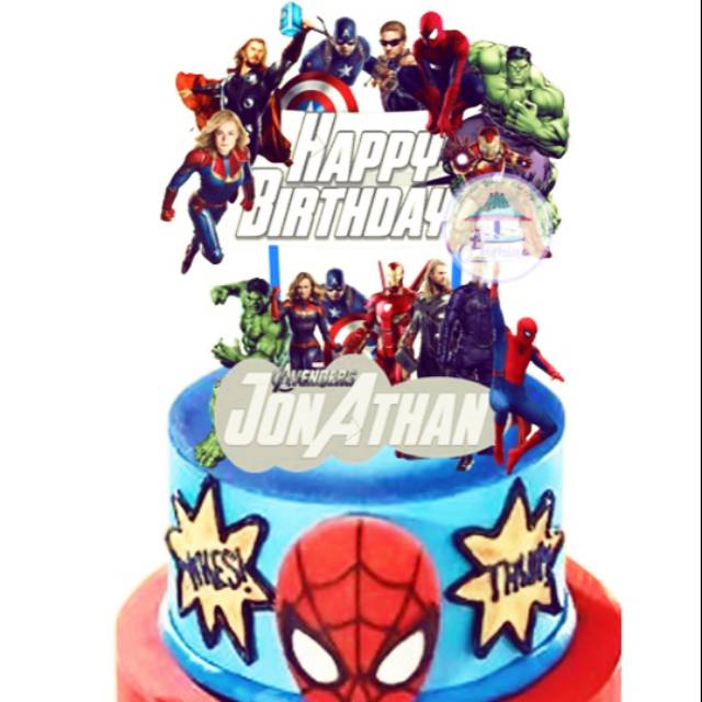 Marvel avengers cake topper | Shopee Philippines