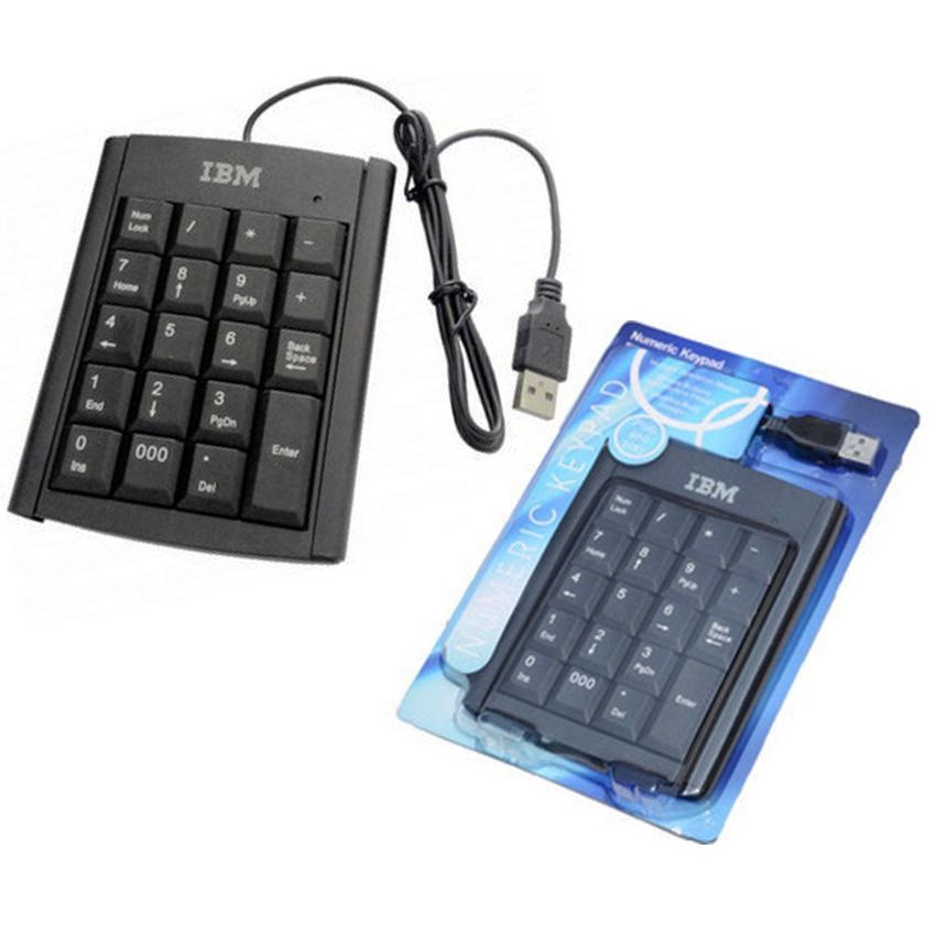 IBM 19 keys Universal Mini USB Numeric Keypad Number Keyboard for ...