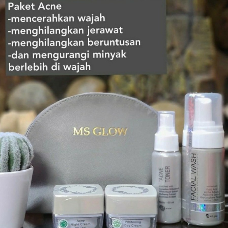 Ms glow acne Face Package original free pouch/ms glow skin care | Shopee Philippines