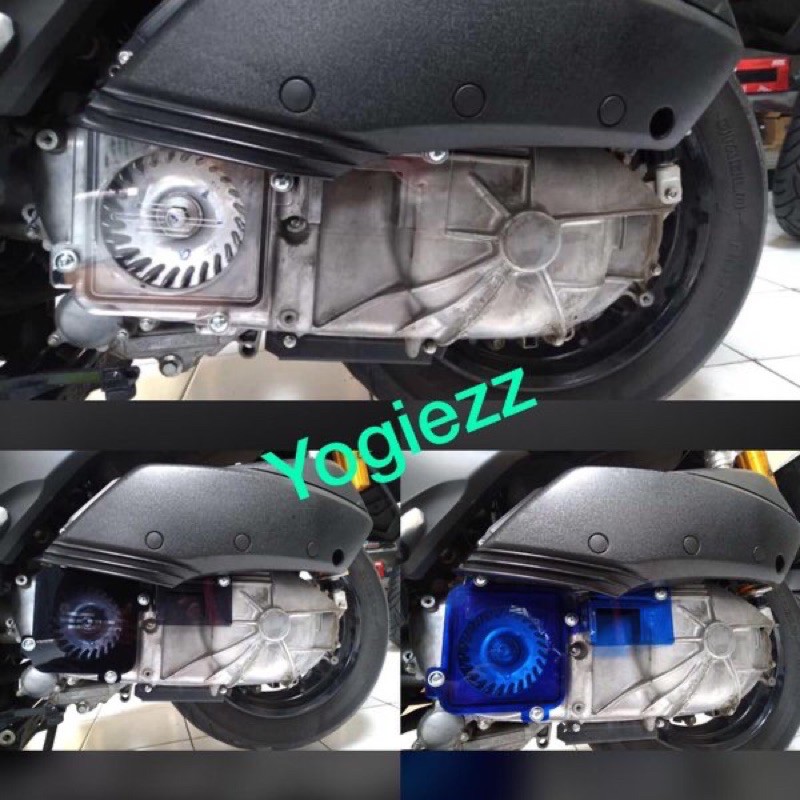 Cover cvt all new yamaha xmax 250 cvt xmax acrelic mika Translucent ...