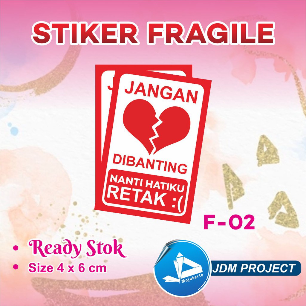 Fragile STICKER FRAGILE STICKER Funny Don't Slam | Shopee Philippines