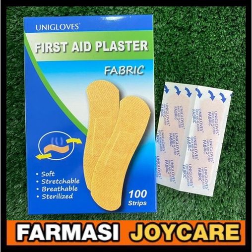 Unigloves First Aid Fabric Plaster 100's (Exp: July 2029) | Shopee ...
