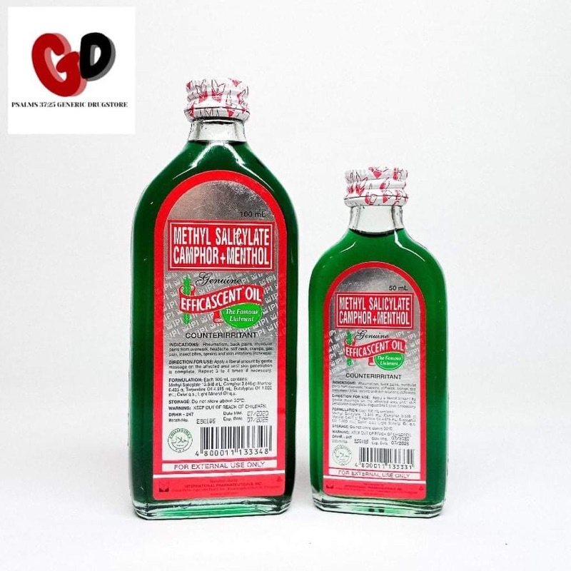 EFFICASCENT OIL (25mL, 50mL, 100mL) | Shopee Philippines