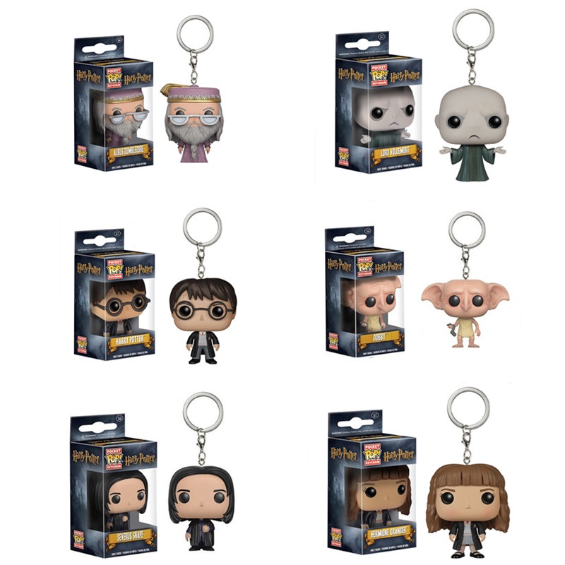 1Pcs Original Funko POP Figure Keychain PVC Hermione Snape Voldemort ...