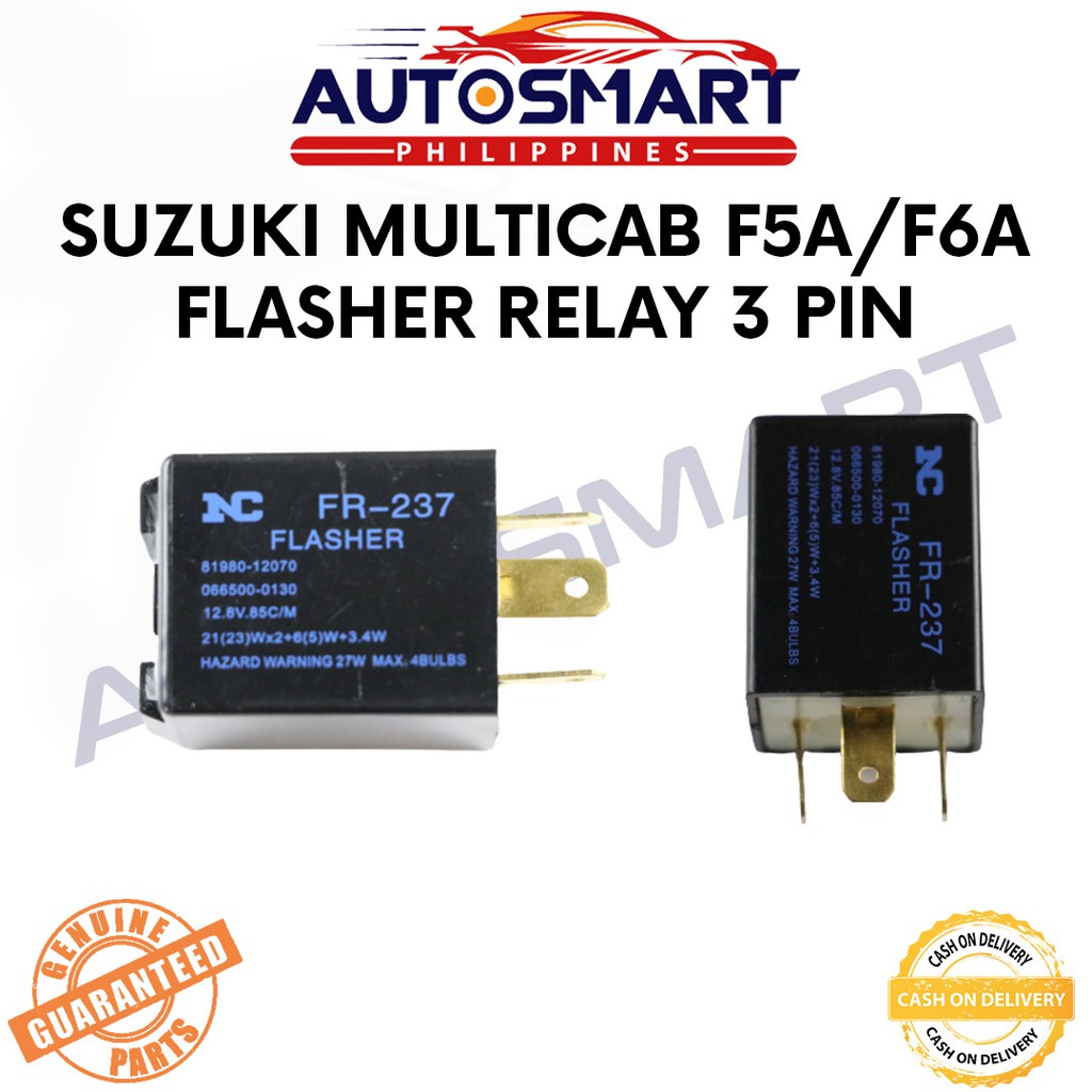Suzuki Multicab F5A/F6A Flasher Relay 12V 3T | Shopee Philippines