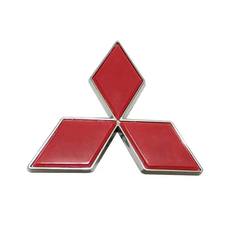 1 x ABS MITSUBISHI Logo Car Auto Front Rear Trunk Lid Emblem Badge ...