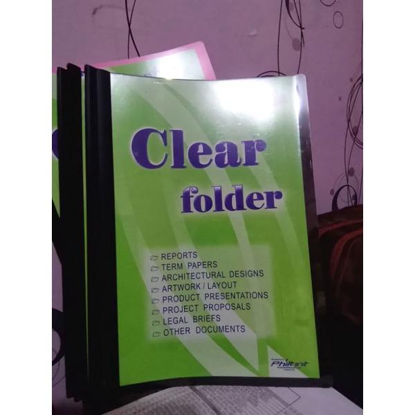 Long Clear Folder P/X File by Philtint. | Shopee Philippines