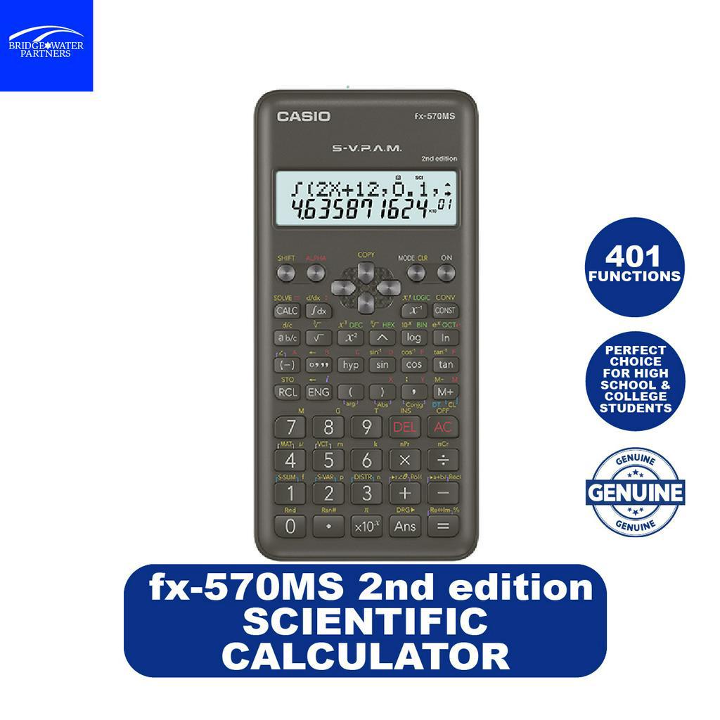 Casio FX-570MS 2nd edition Scientific Calculator | Shopee Philippines