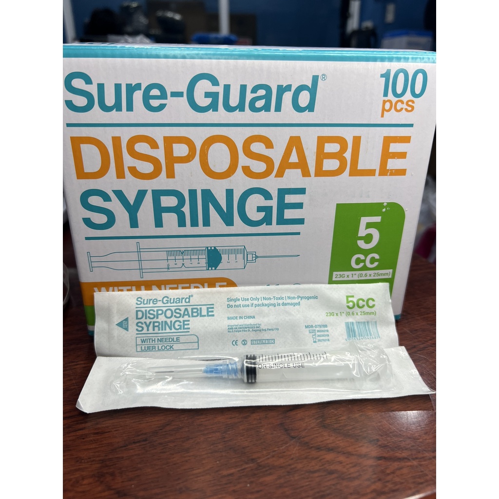 (pieces) Disposable Syringe INDOPLAS/CARDINAL/SURE-GUARD ( 1cc, 3cc ...