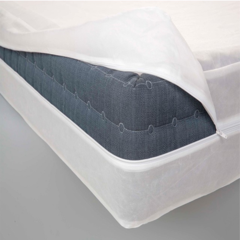 Zippered Mattress Protector Non Woven Box Spring Encasement Totally Bed Cover Bedbug Proof ...