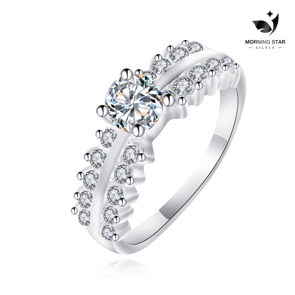 Morning Star Top Silver 925 Italy Silver Silver Ring For Women RMS043 ...
