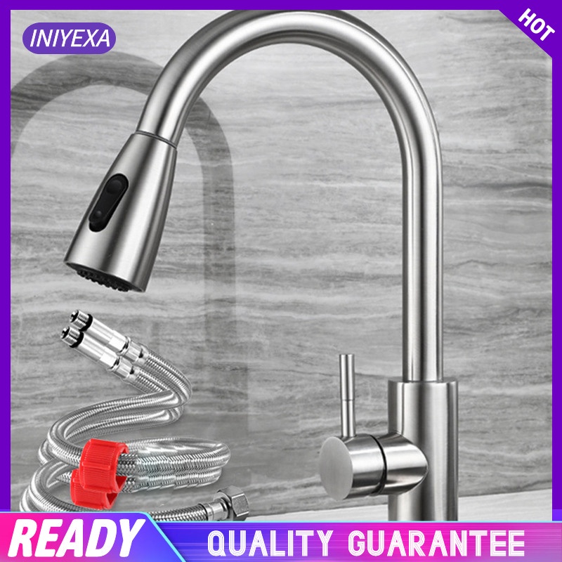 Kitchen Faucet Modern Single Handle High Arc Stainless Steel Kitchen ...