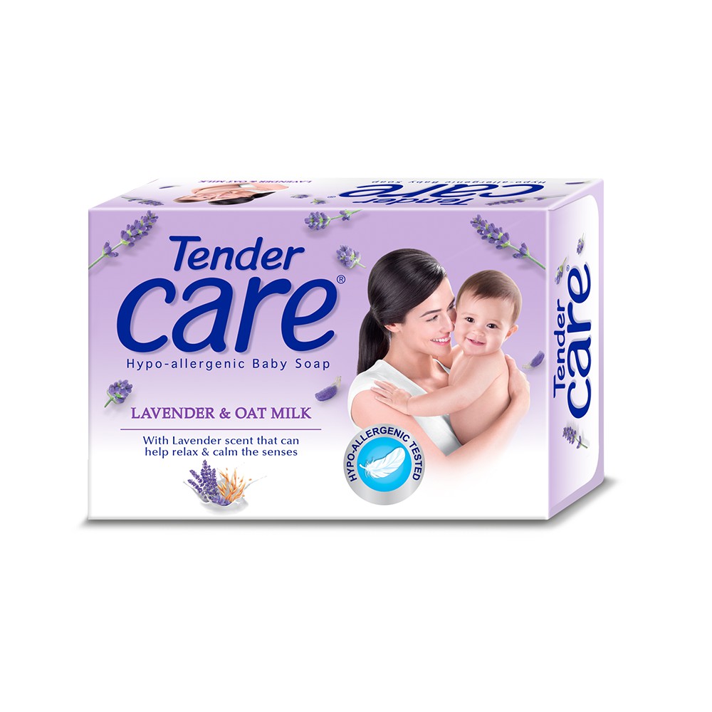 Tender Care Hypoallergenic Baby Soap Lavander & Oat Milk 115g | Shopee ...