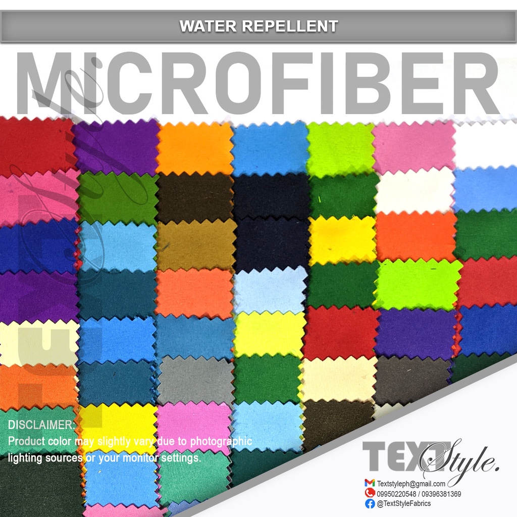 Textstyle Water Repellant Microfiber Fabric Water-repellant Micro Fiber ...
