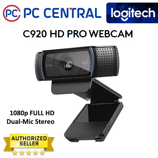 Logitech C920 Pro HD Webcam 1080p (At30 Fps) Video With Stereo Audio ...