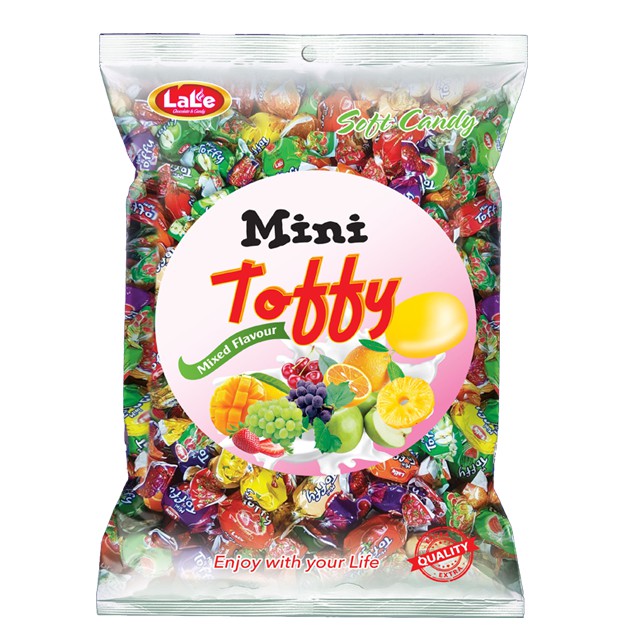 [ Toffy ] Lale brand Mini Toffy fruit-flavored soft candy - 500g pack ...