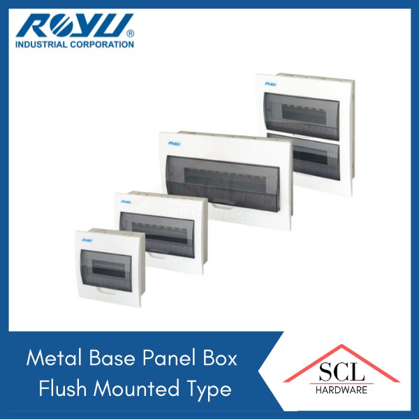 ROYU Metal Base Panel Box Flush Mounted Type PANEL BOX ONLY | Shopee ...