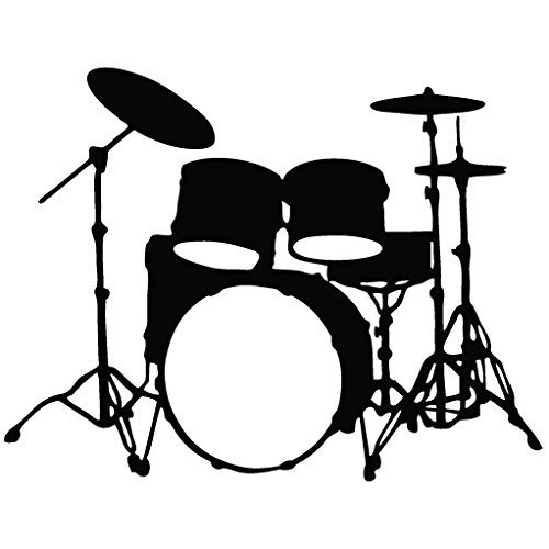 Drum Set - Tribal Decal Vinyl Car Wall Laptop Cellphone Sticker ...
