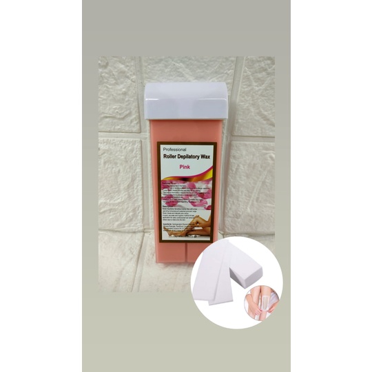 1 pc depilatory wax 100g with 50 pcs paper wax strips ( ROSE ) | Shopee ...