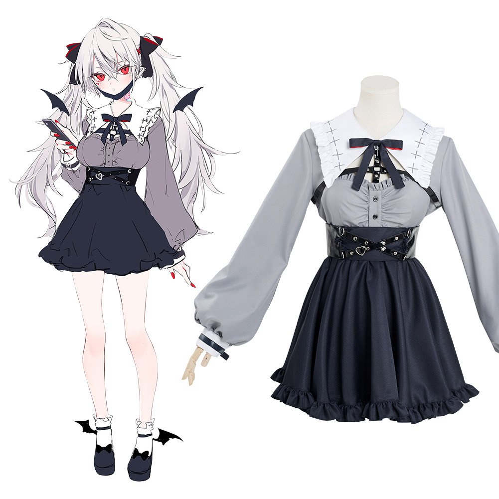 Vtuber Kuzuha Sanya Cosplay Costume Women Dress Outfits Halloween ...