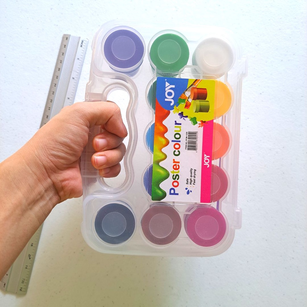POSTER PAINT 12s, Maleta size | Shopee Philippines
