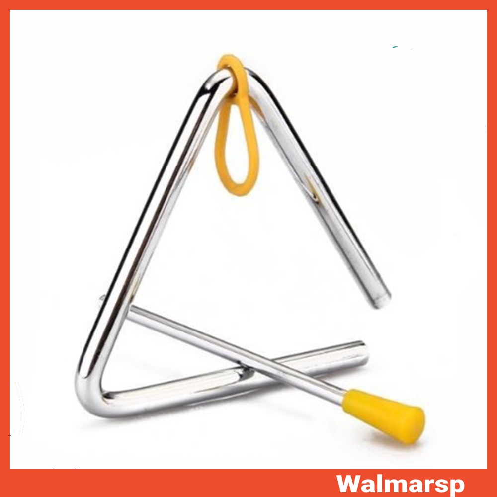Kids Musical Instrument Percussion Triangle Bell Kindergarten Teaching ...