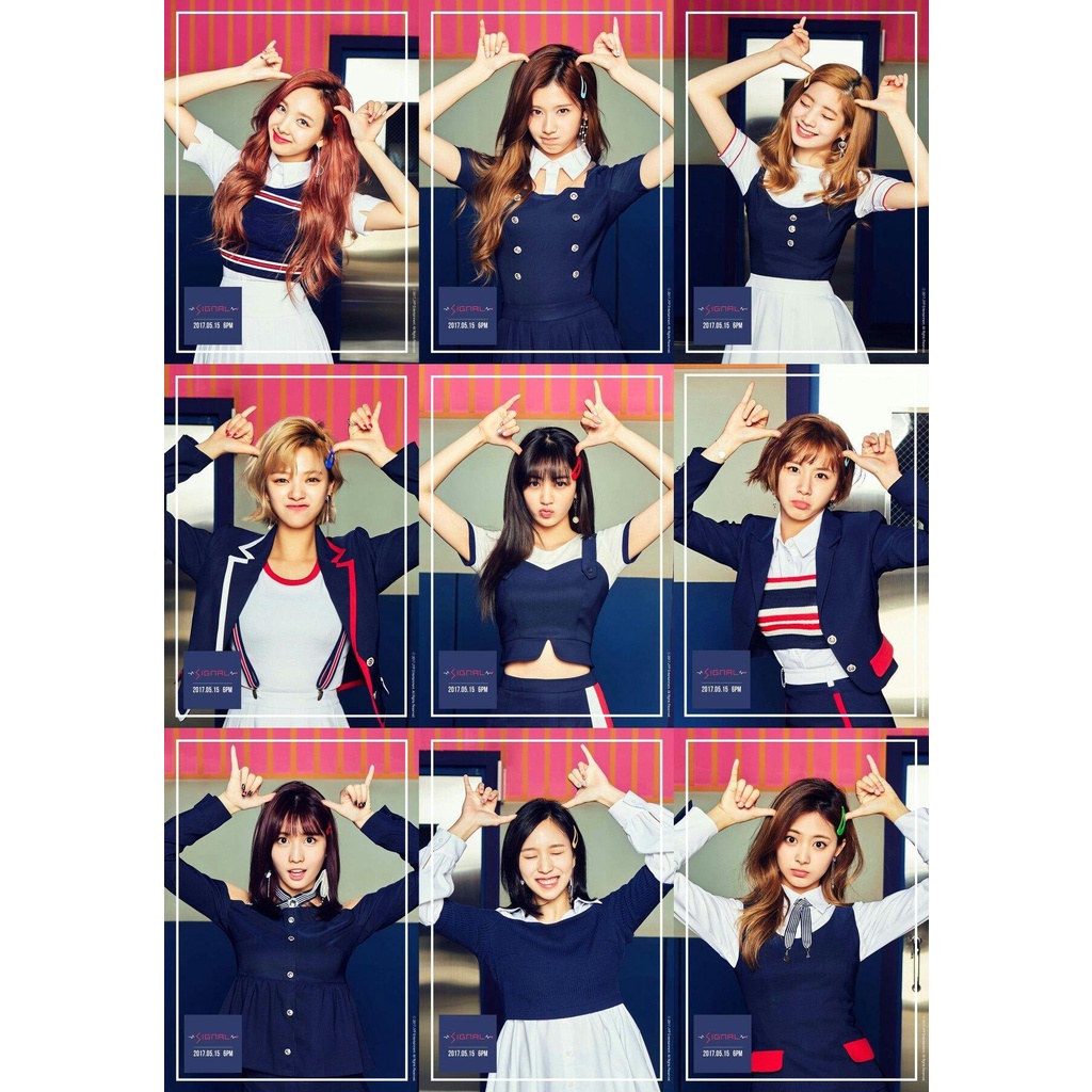 KPOP Posters / Twice JYP Poster Collection | KPOP A4 Size Poster & Sticker Poster / Minimum of 3 ...