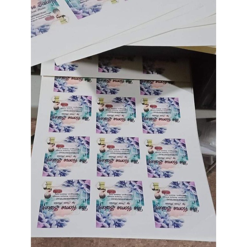 Sticker Printing (send us your logo) | Shopee Philippines