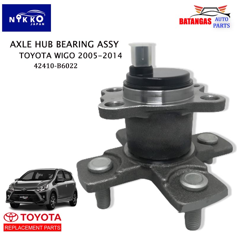 AXLE HUB BEARING ASSY w/o ABS FOR TOYOTA WIGO 2005-2014 (42410-B6022 ...