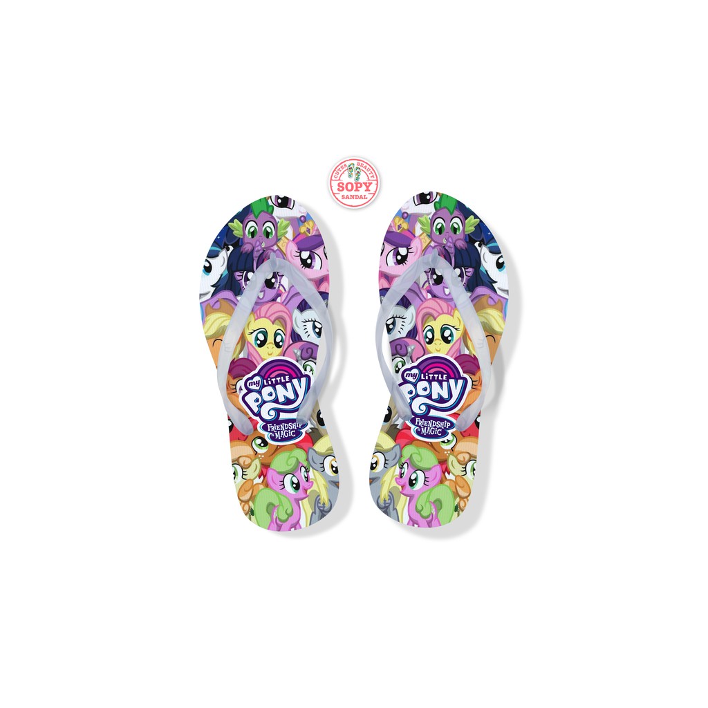 Little Pony Purple Girls Flip Flops | Shopee Philippines