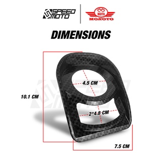 MOKOTO NMAX 2020/2021 KEYLESS IGNITION COVER T-5539 GLOSSY-CARBON ...