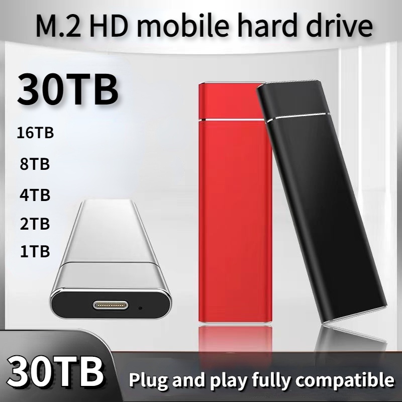 Mini solid state drive 30TB solid state drive external 16TB USB3.1TYPE ...