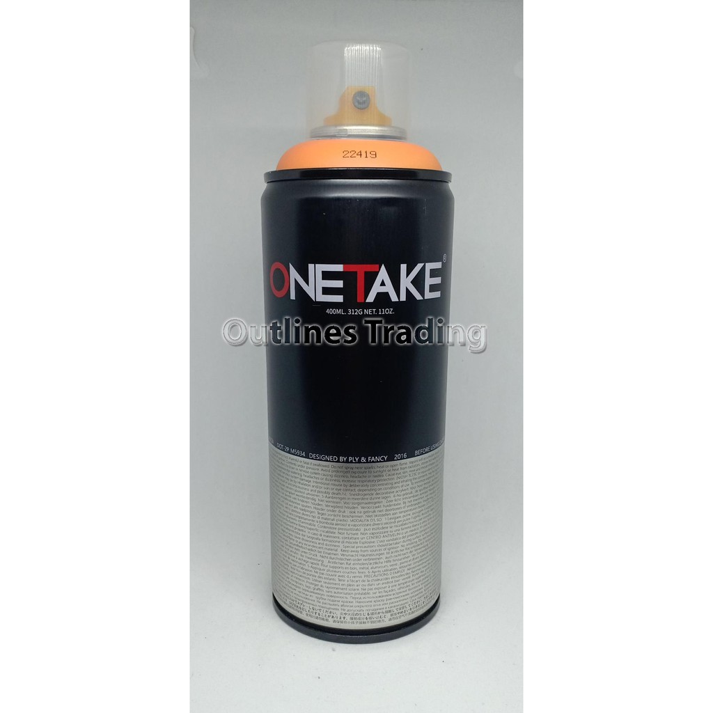 One Take Spray Paint (Medium Orange 120-3) | Shopee Philippines