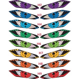 SMASH 115 WINKER EYE STICKER/ TRANSPARENT /TRANSLUCENT VINYL LAMINATED ...