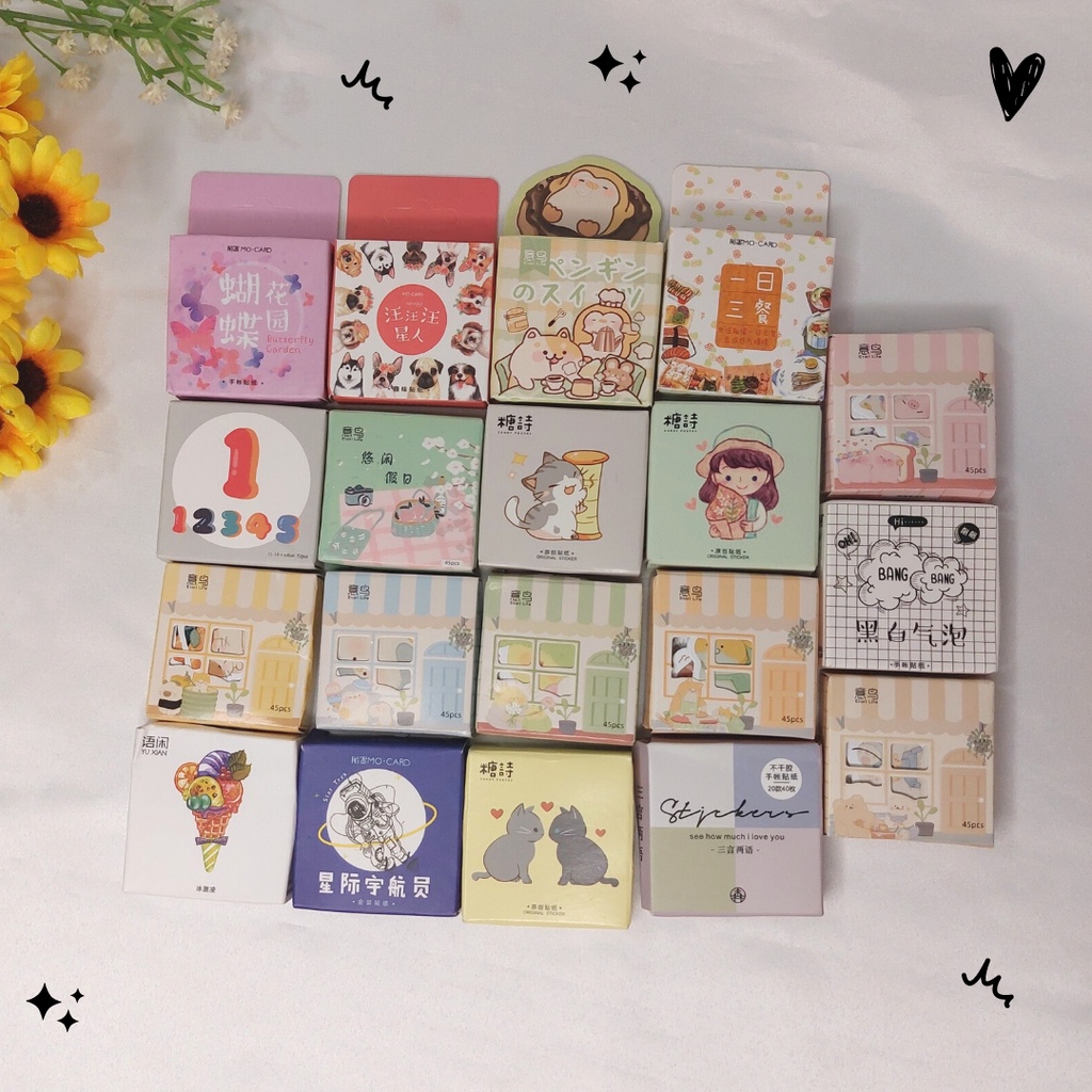 AESTHETIC BOX TUMBLR STICKER PART 2 | Shopee Philippines