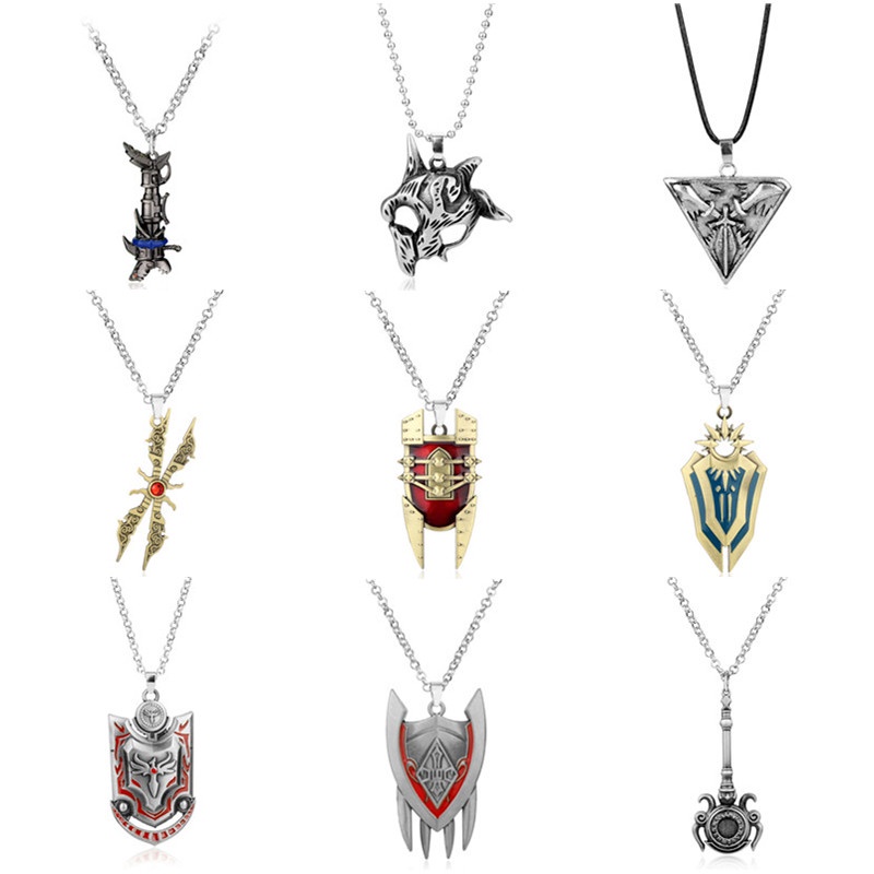 Game League of Legendes XAYAH and RAKAN Couples Necklace LOL Jewelry ...