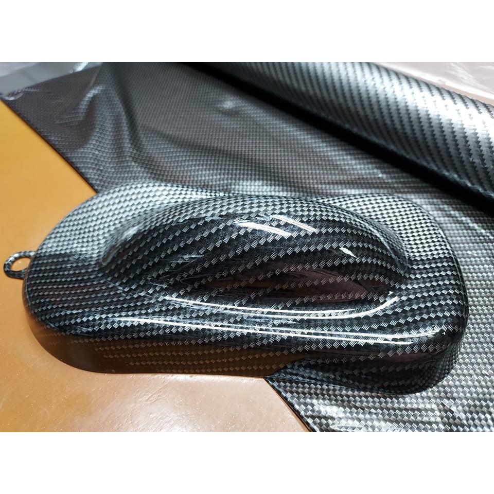 Hydrographic/Carbon Film - Black, Silver, Transparent Combo 1 x 0.5 ...