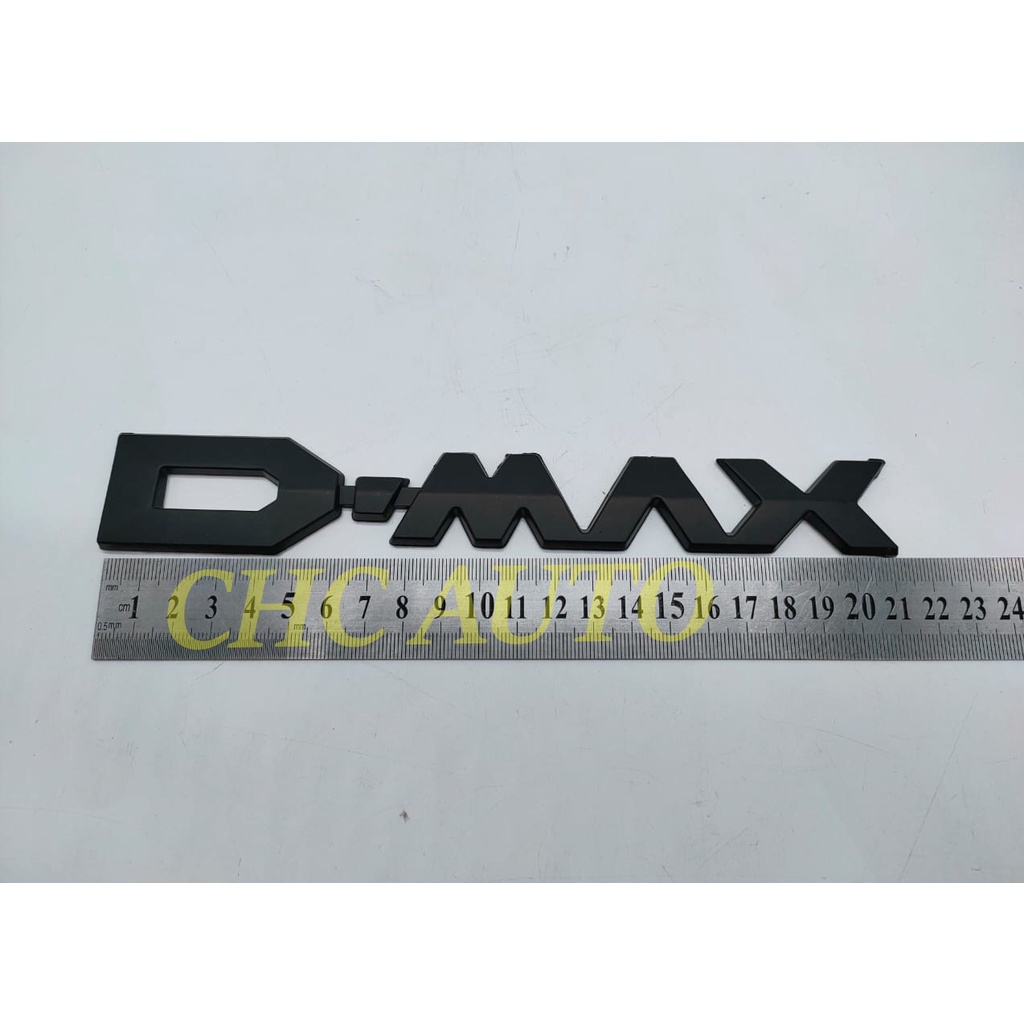 Isuzu DMAX D-MAX Wording Logo Emblem Letter Badge Matt Black Tulisan ...