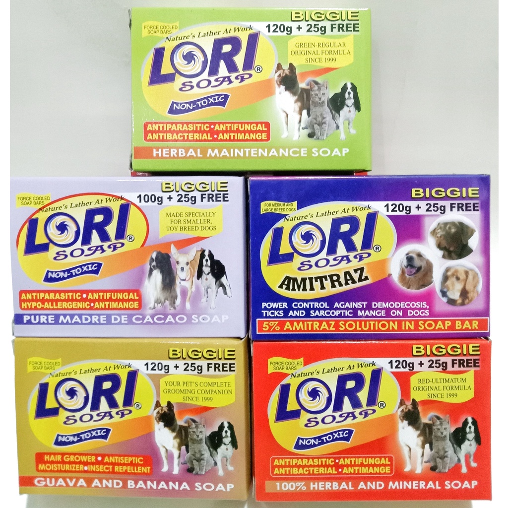 LORI Dog Soap All Variants 120g + FREE 25g with Conditioner | Shopee ...
