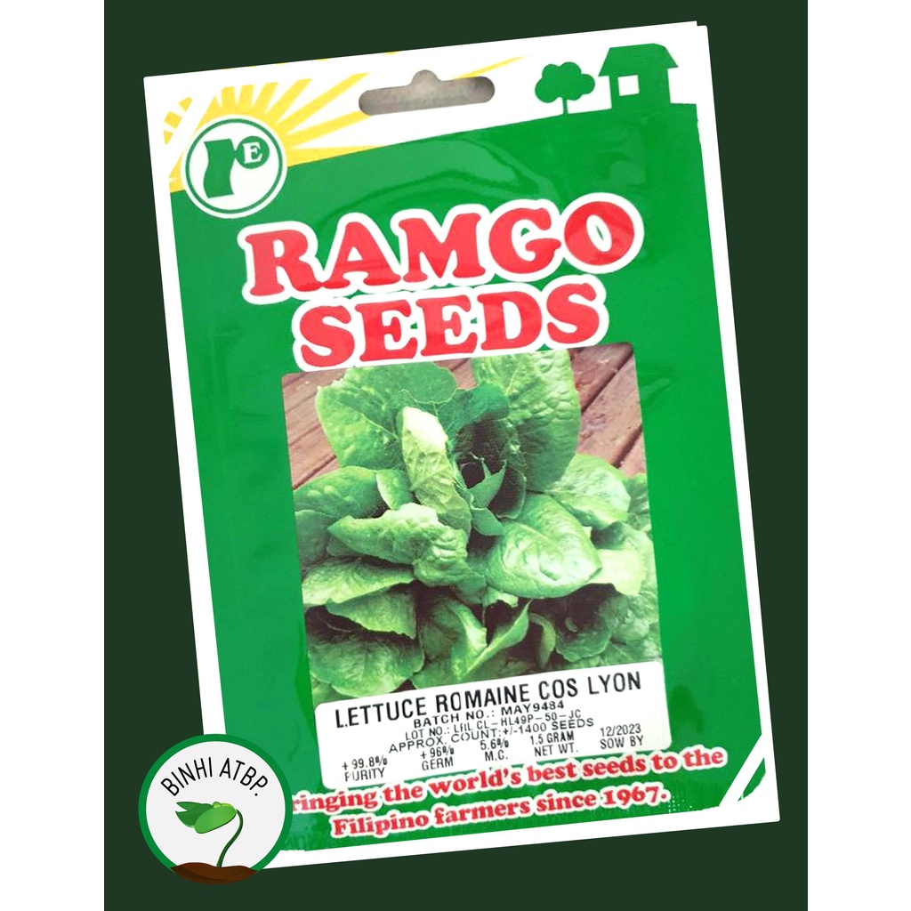 Ramgo Lettuce Romaine Cos Lyon Seeds | Shopee Philippines