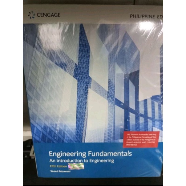 Engineering Fundamentals: An Introduction to Engineering 5th Edition by Saeed Moaveni | Shopee ...