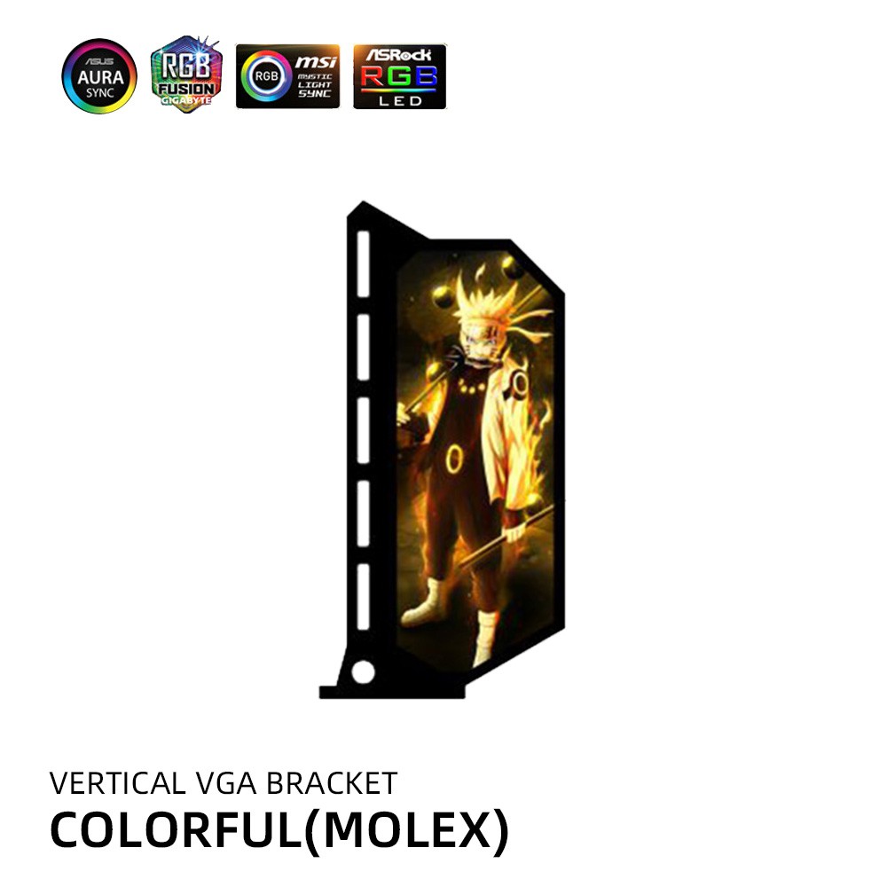 Customizable Colorful VGA Bracket Support Vertical Holder Customize GPU ...