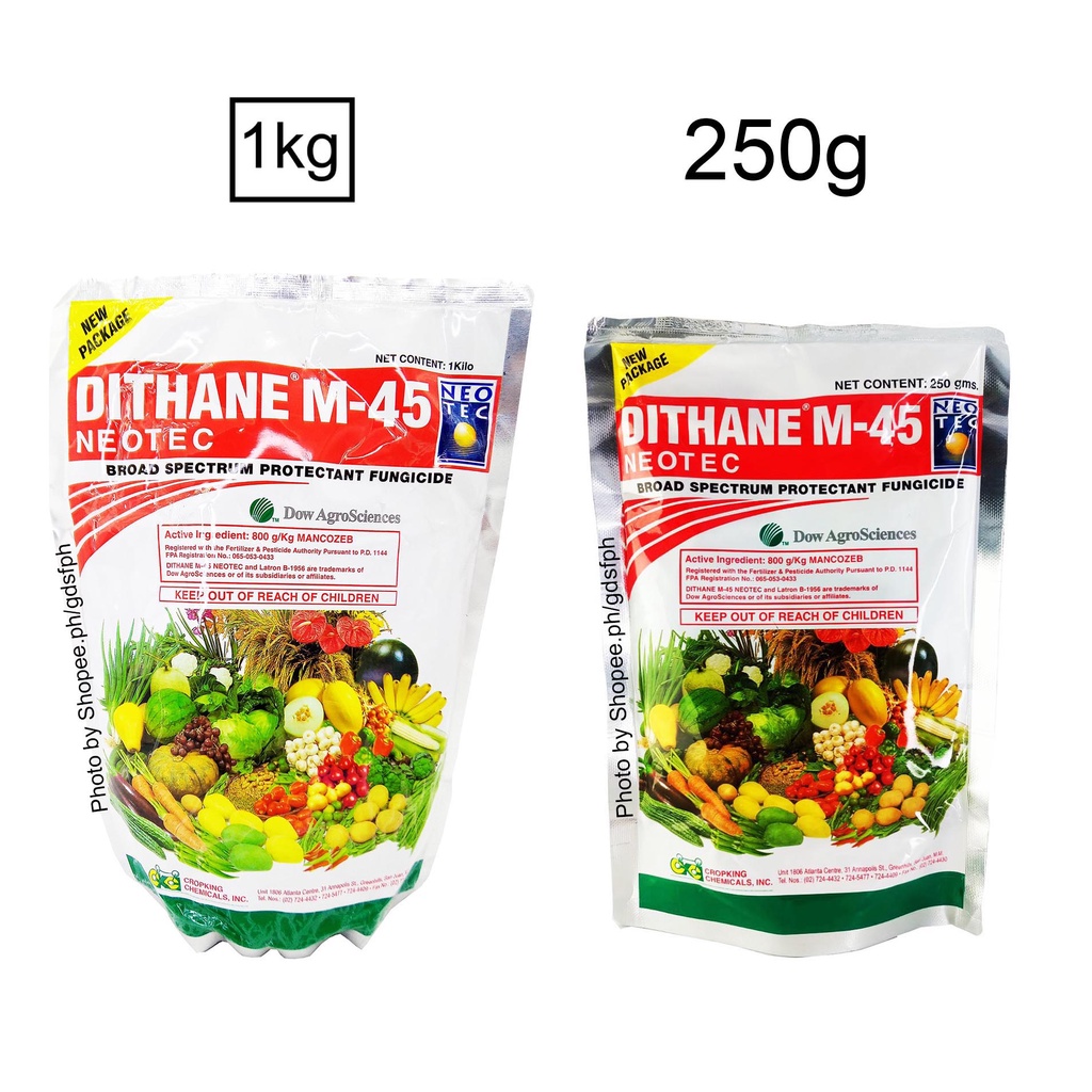 Dithane M-45 Neotec Broad Spectrum protectant fungicide (1Kilo, 250g ...