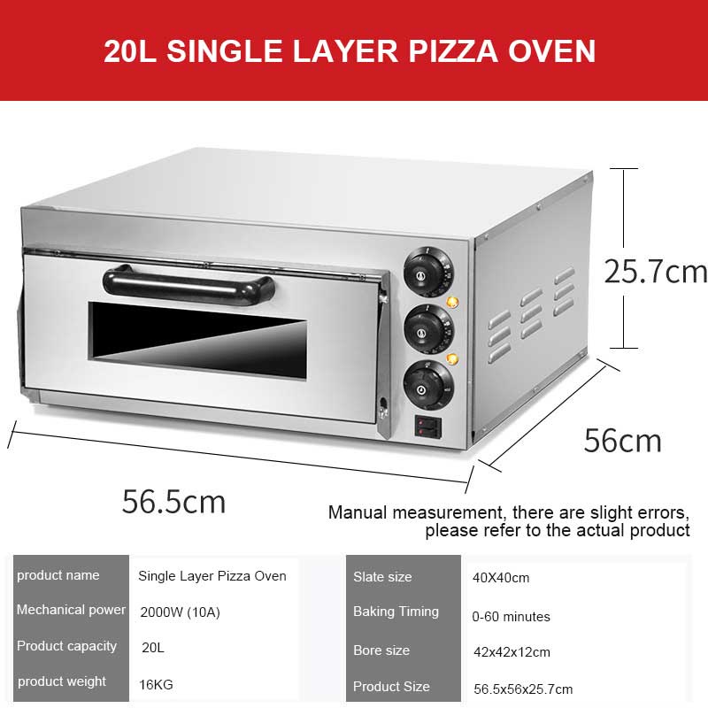 SKY Commercial Stainless Steel Pizza Oven Single/Double Oven | Shopee ...