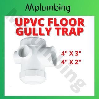 UPVC FLOOR GULLY TRAP 4" X 2" 4" X 3" 110MM 82MM 56MM | Shopee Philippines